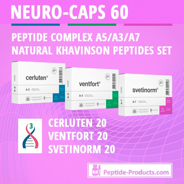 NEURO-CAPS 60 - natural peptide complex for neuroendocrine system in capsules.